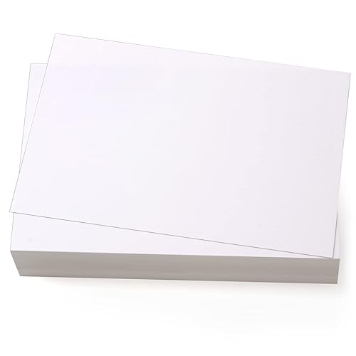 Joyberg 60 Pack 5x7 White Blank Cardstock Paper, 250GSM Thick, 90 lb ...