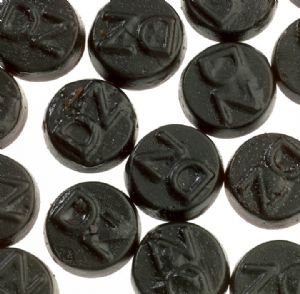 Dutch DOUBLE Salt Liquorice Coins -Gluten Free- (Dubble Zout)-150 grams ...