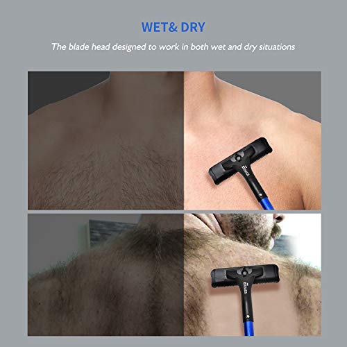 EASACE Back Groomer Back Hair Removal for Men, Back Shaver with Long ...