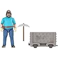 Amazon.com: Mattel Minecraft Action Figure Set, Explosive Minecart Escape with 4-inch Steve ...