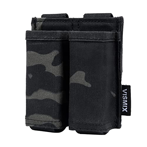 VISMIX Pistol Magazine Pouch, Double 9mm Mag Pouch with Quick Release ...