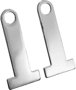 Amazon.com: Drag Specialties Chrome Helmet Lock Extenders Chrome One ...
