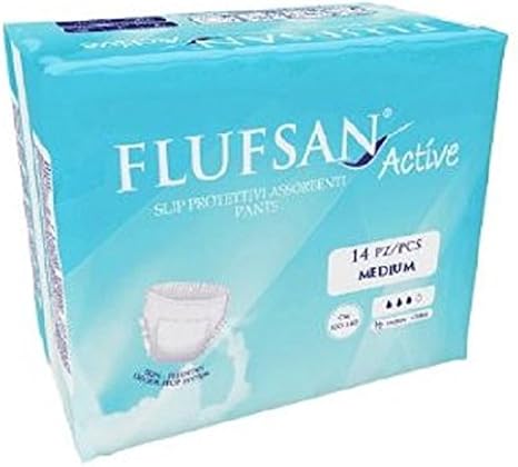 FLUFSAN Active Pants M Extra - Bragas absorbentes para incontinencia ...