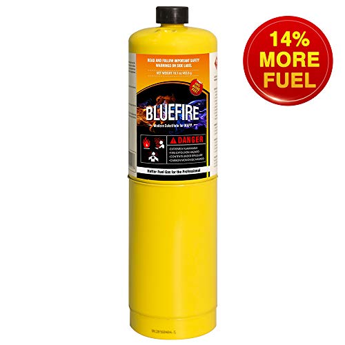 Agc Pack Of 1, Bluefire Modern Mapp Gas Cylinder, 16.1 Oz, 14% More ...