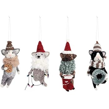 Amazon.com: Abbott Collection 27-MAPLE-1425 Mouse w/Lights Ornament-4.5 ...