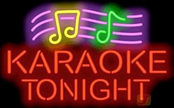 Karaoke Tonight Neon Sign w/Notes - - Amazon.com