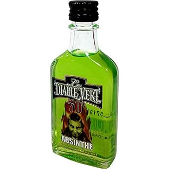 Botellita Miniatura Absenta El Diablo Verde: Amazon.es: Alimentación y ...