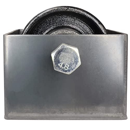 Sidco Supply 3” Inch V-Groove Gate Wheels Cast Iron Steel Sliding Gate ...