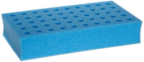 Talboys 945072 Foam Test Tube Rack for 12mm Tube, 50 Tube Capacity ...