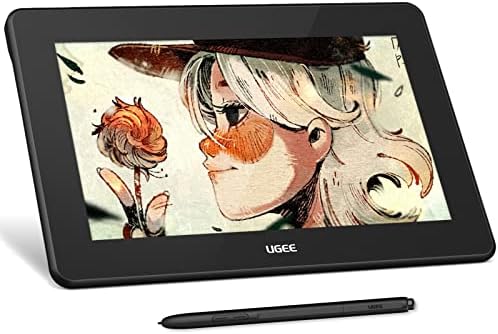 UGEE U1200 Drawing Tablet with Screen, 11.9 inch Pen Display FHD ...
