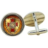 Crusader Knight Templar Shield Cufflinks In Onyx Art Box, One Size ...