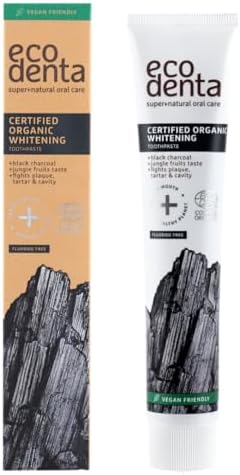 ECODENTA Certified Organic Charcoal WHITENING Toothpaste price in Saudi ...