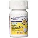 Amazon.com: Equate Motion Sickness Dimenhydrinate 50 mg Generic ...