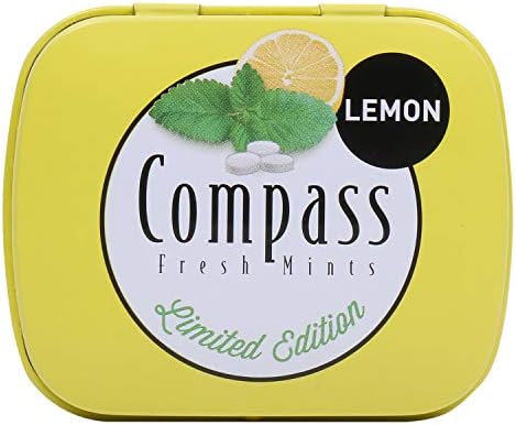 Compass Lemon Suger Free 50 Pcs 14g - Mouth Refreshner - sugar free ...