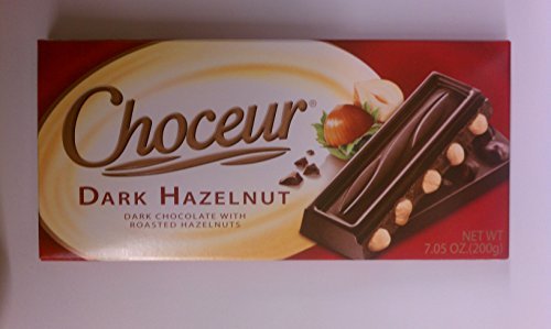 Amazon.com : Choceur Dark Chocolate with Roasted Hazelnuts 7.05 oz ...