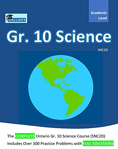 Callan’s Grade 10 Science Ontario (SNC2D) Course Book Study Guide ...