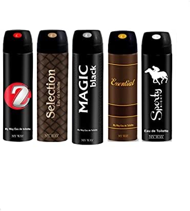 سعر My Way Set of Body Spray for Men Multiple Scent - 5 Pieces فى مصر ...