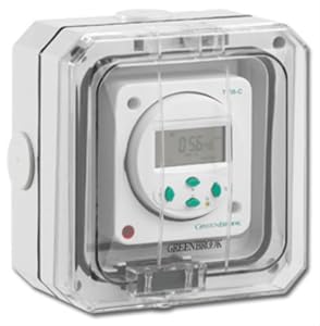 Greenbrook PXC105DT-C Weatherproof 7 Day Time Switch: Amazon.co.uk ...