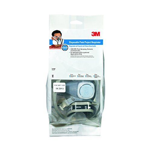 3M 53P71PC1-B Solvent and Chemical Respirator, Large, 1-Pack | Amazon ...