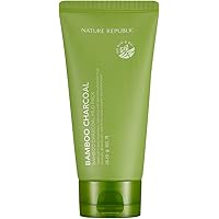 Amazon.com : Nature Republic Bamboo Charcoal Mud Pack, 150 Gram ...