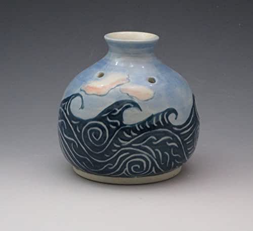 Amazon.com: Porcelain bud vase, essential oil reed diffuser, pansy pot ...