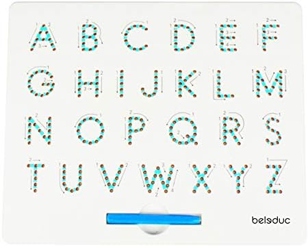 MA-KU-HANDEL Large Letters ABC Magic Board with Balls and Magnetic Pen ...