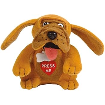 Amazon.com: Chuckle Buddies Long Ear Spotted Dog Electronic Plush: Toys ...
