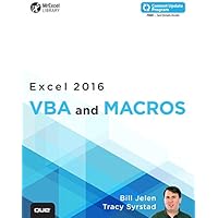Excel 2016 VBA and Macros (MrExcel Library): Jelen, Bill, Syrstad, Tracy: 9780789755858: Amazon ...