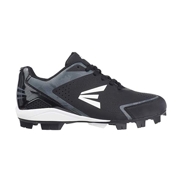 Easton Youth 360 Instinct Rubber Low Baseball Cleats – Black/White ...