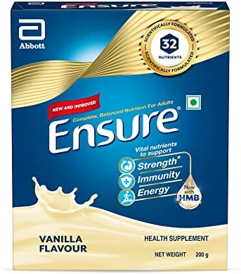 Ensure Vanilla Flavour Complete Nutrition with High Protein and 11 ...