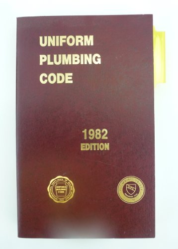 Uniform Plumbing Code 1982: Iapmo: Amazon.com: Books