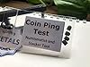 The Pocket Pinger Stack Stick Coin Ping Test Black 1 Pack