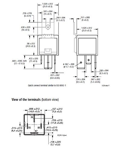 70 VF7-11F11-S01 AMP 10-12ga VCF7-1000 KIT SOCKET & RELAY Accessory Power great selection ...