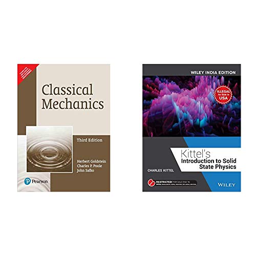 Buy Classical Mechanics+Kittel's Introduction to Solid State Physics, Wiley India Edition(Set of ...