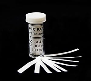 Amazon.com : P.T.C. Test Paper, Vial, PTC 100 Strips Genetics Testing ...