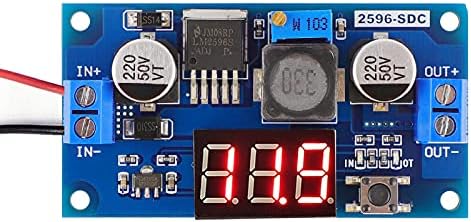 24v to 12v Step Down Converter, DROK LM2596 Analog Control Buck Transformer DC-DC Voltage ...