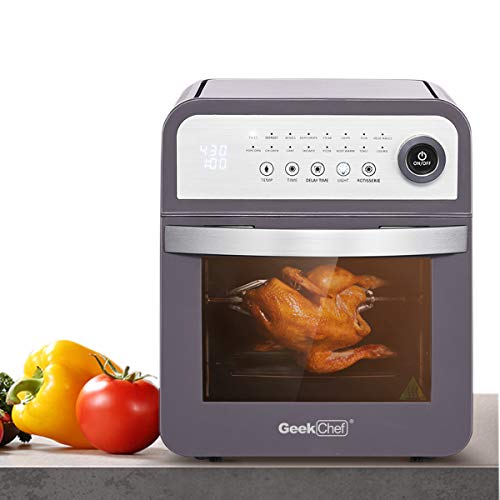 Geek Chef Air Fryer Oven 12 Quart Large Capacity with Rotisserie and ...