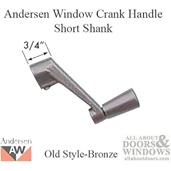 Andersen Window Crank Handle/Short Shank, Primed Casement - - Amazon.com