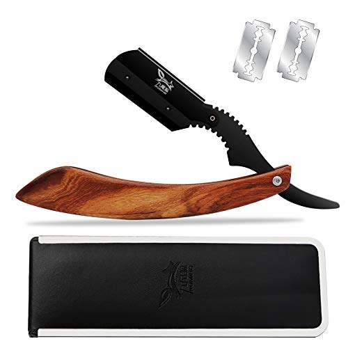 manual razors redwood handle shaver men's shaving razor professional ...