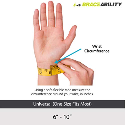 BraceAbility Gaming Wrist Brace - Video Game Support Guard for Console ...