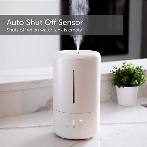 NOMA 3.5L Cool Mist Ultrasonic Humidifier with Adjustable Mist Level ...