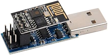 DIYmall USB to ESP8266 CH340C ESP-01 ESP-01S Breakout Prog WiFi Programmer Downloader with Reset ...