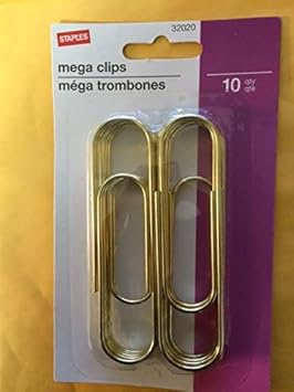 Mega Clips, 10 Units, 4 Inches, 101.6 Mm: Amazon.co.uk: Office Products