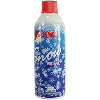 Amazon.com: Santa Artificial Snow Spray [OB1a 90506]: Home & Kitchen
