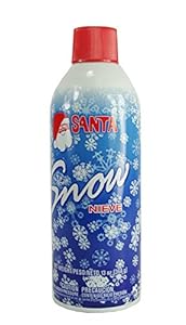 Amazon.com: Artificial White Santa Snow Spray for Christmas Decorations ...