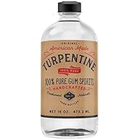 Amazon.com: 8 oz. 100% Pure Gum Spirits of Turpentine : Arts, Crafts ...