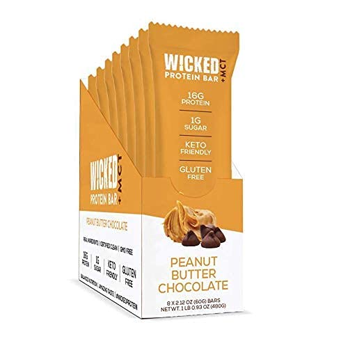 WICKED Protein Refrigerated Bars - High Protein Snack - Certified Clean ...
