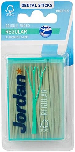 Jordan* Dental Sticks Double Ended Regular ' 100 Units price in Saudi ...