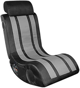 Amazon.com: LumiSource BoomChair P42 Video Game Chair, Black/Gray ...