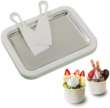 Ice Cream Tray, Ice Cream Roll Maker, Rolled Ice Cream Maker, Ice Cream ...